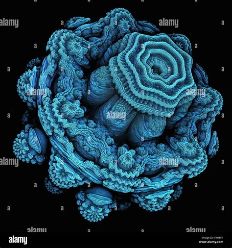 Mandelbulb 3D Fractal Structure Stock Photo Alamy