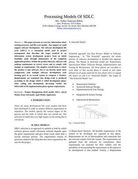 pdf processing models of sdlc computer society of india big data