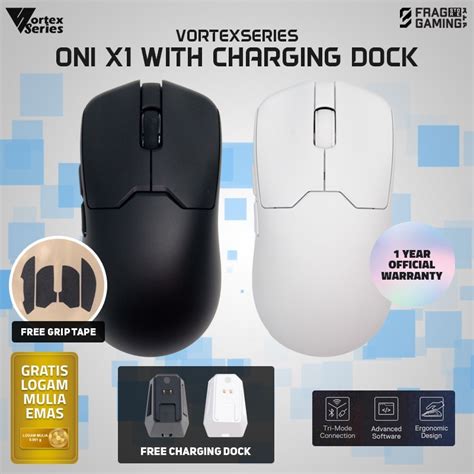 Jual Vortexseries Oni X1 Vortex Oni X1 With Charging Dock Gaming Mouse