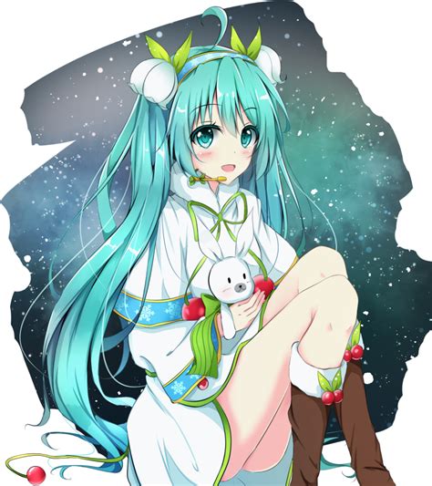 Hatsune Miku Yuki Miku Rabbit Yukine And Yuki Miku Vocaloid Drawn