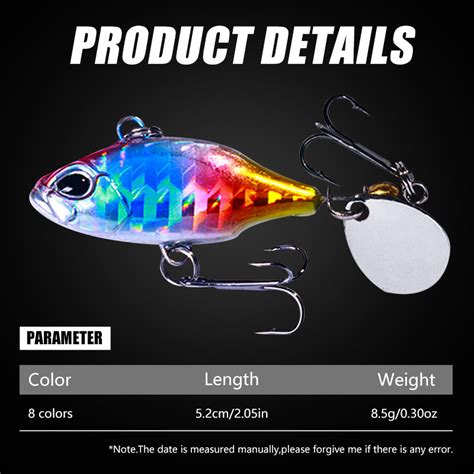 Vibrating Blade Baits Crankbait Lures Hard Plastic Lures Hengjia