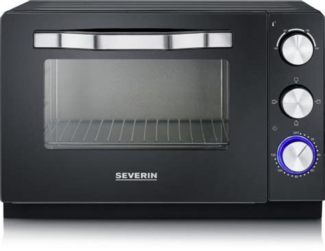 SEVERIN TO2070 Mini Backofen Schwarz Edelstahl EURONICS