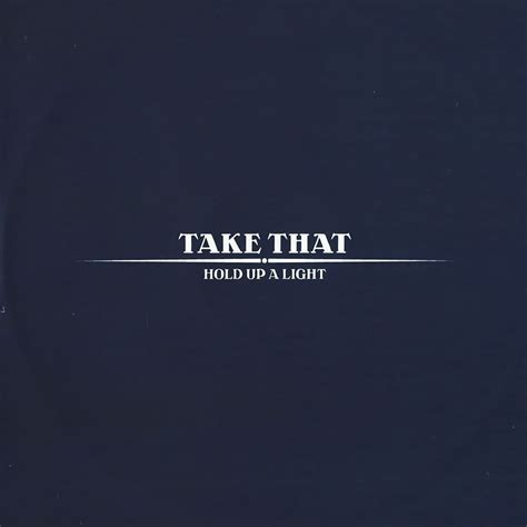 Car Tula Frontal De Take That Hold Up A Light Cd Single Portada