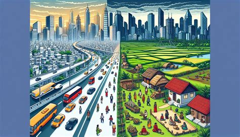 Het Verschil Tussen Stad En Dorp Een Wereld Van Verschil Verschil Tussen