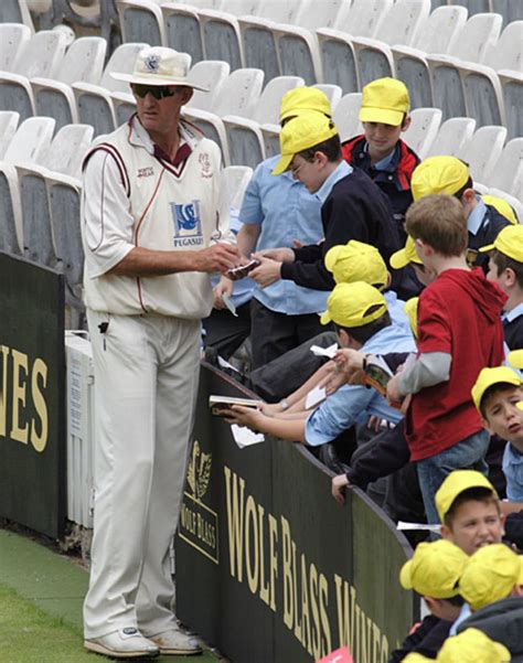 Andy Caddick Obliges Young Fans