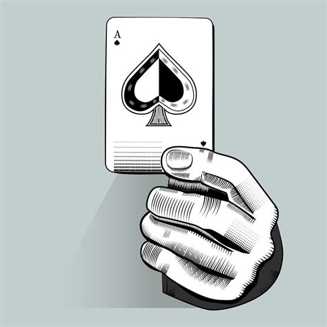 vector hand holding random playing premium vector illustration rawpixel