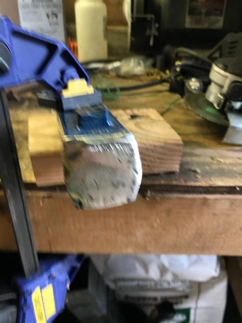 Dress Up Mushroomed Chisel Or Splitting Wedge Pep Bb Metalworking