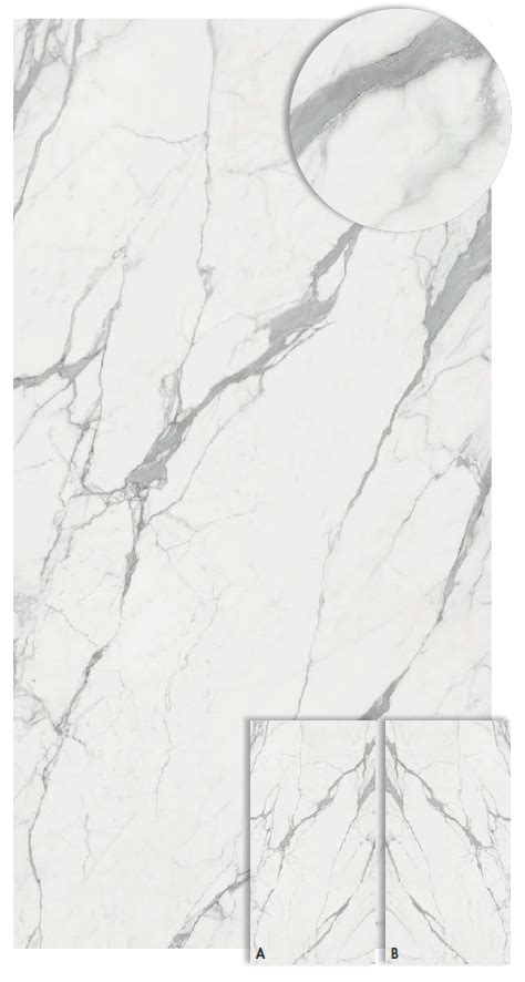 Blat Porcelanowy Abk Stone Statuario Light Slab B 1635x3230 Lux 12 Mm