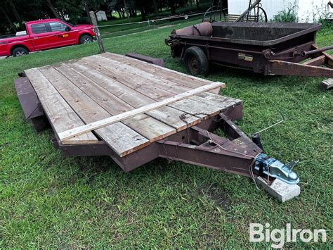 Shop Built T A Bumper Hitch Trailer Transportation Bigiron
