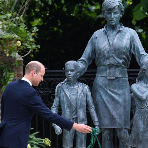Britains William And Harry Put Feud Aside To Unveil Princess Diana
