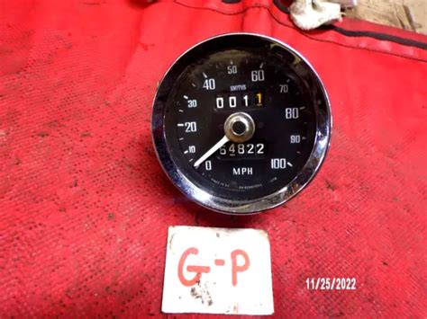Mg Midget Sprite Smiths Speedometer Prt Sn 5230 05s 1376 Testé