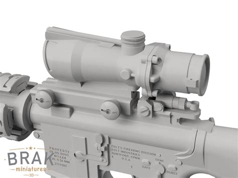 3d File M16a4 13 Scale Miniature・3d Printable Model To Download・cults