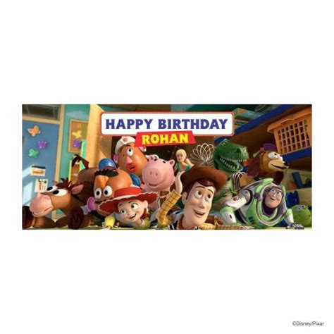 Personalized Toy Story Theme Banner 30in Pretty Ur Party