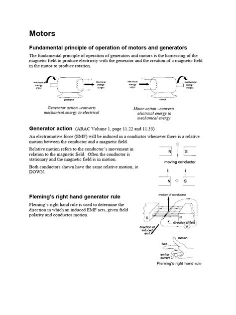 10 motors notes pdf electric motor electric generator