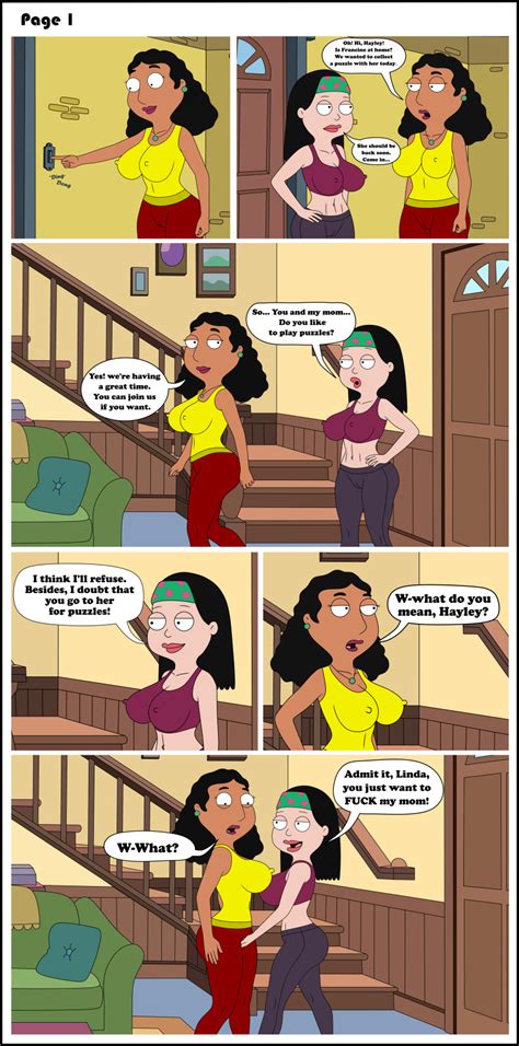 Rule 34 American Dad Assertive Assertive Female Black Hair Brown Hair Cameltoe Comic Dialogue