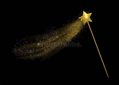 Vector Illustration Of Magic Wand Stock Vector Illustration Of Light