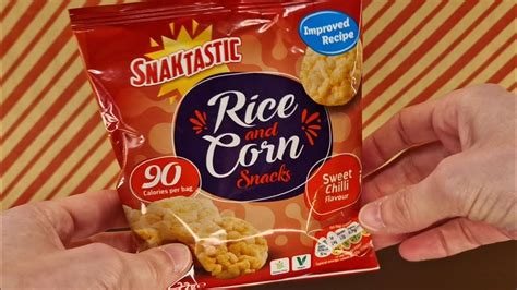 Snacktastic Rice And Corn Snacks Sweet Chilli Flavour Random Reviews Youtube