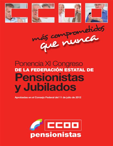 documento Federación de Pensionistas y Jubilados