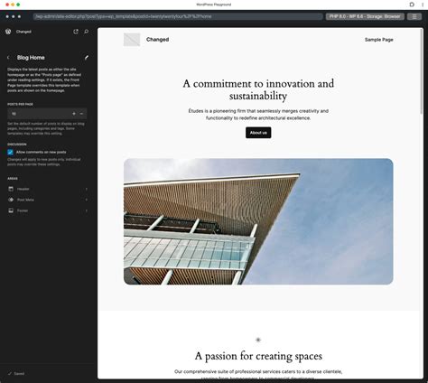 wordpress playground