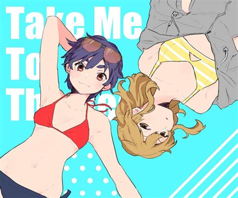 Kanbaru Suruga And Numachi Rouka Monogatari And 1 More Drawn By Je8