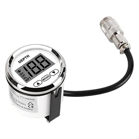 Dash Depth Transducer Digital Depth Sounder Waterproof Depth Finder