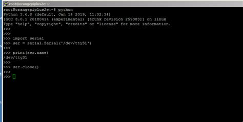 Orange Pi Orange Pi Python Uart