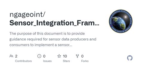 Sensor Integration Framework Standards Sif Sp Technical View 1 1 0 1