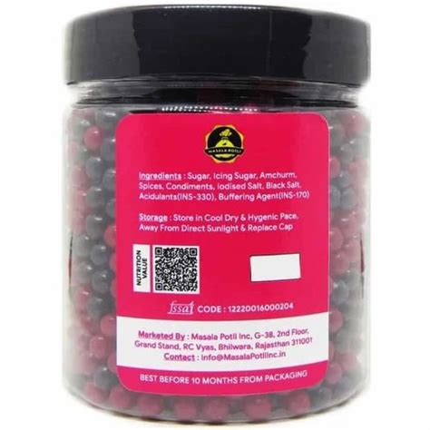 Masala Potli Hard Candy Chatpat Natkhat Balls Packaging Type Plastic
