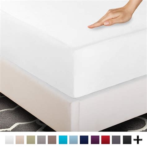 Fitted Bottom Sheet Twin Extra Long Premium 1800 Ultra Soft Wrinkle