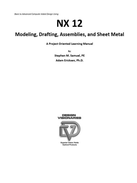 Basic To Advanced Cad Using Nx 12 Pdf Computer Aided Design Button Computing