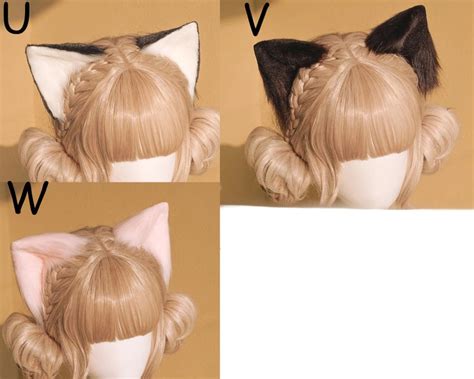Gray Cat Ear Cosplay Anime Headwearcat Ear Headbandkitten Etsy