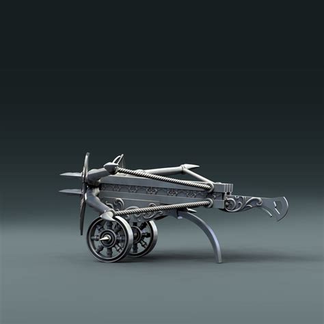 3d Printable Ballista By Clynche Art