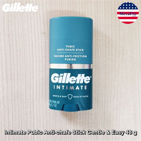 Gillette® Intimate Pubic Anti Chafe Stick Gentle And Easy 48 G ผลิตภัณฑ์