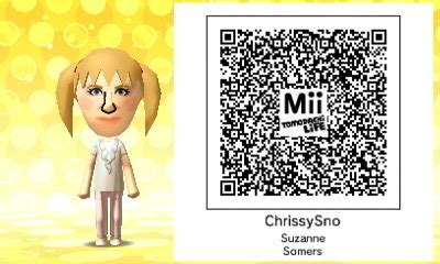 Chrissy Snow Mii Qr Code By Alleyesonmii On Deviantart