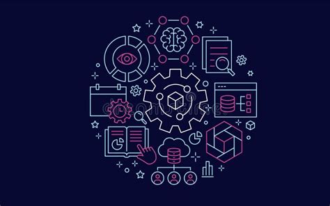 Analytics Line Icon Vector Illustration Symbol Of Business