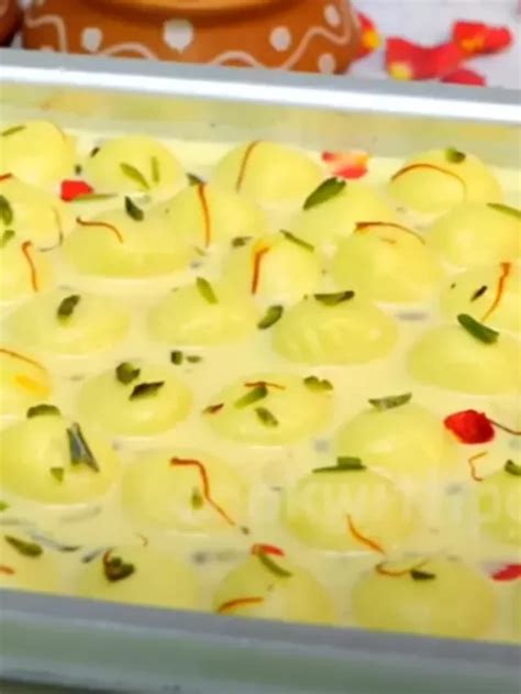 Angoori Rasmalai Recipe Cook With Parul