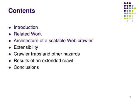 Ppt Mercator A Scalable Extensible Web Crawler Powerpoint