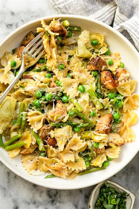 Chicken Pasta Primavera One Pot Dinner Idea Skinnytaste