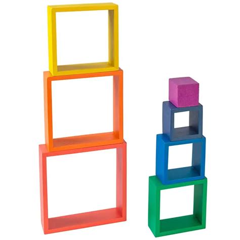 Rainbow Nesting Squares Beckers School Supplies