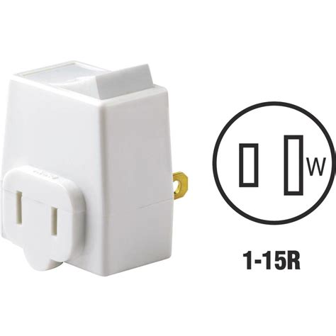 Leviton • Leviton White 13a Plug In Switch Adapter • High Quality Tool Kits Kick Off Special