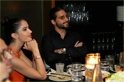 Maluma Celebrates Haute Living Cover With Girlfriend Natalia Barulich