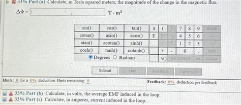 solved 6 problem 9 a loop of wire with radius r 0 065 m