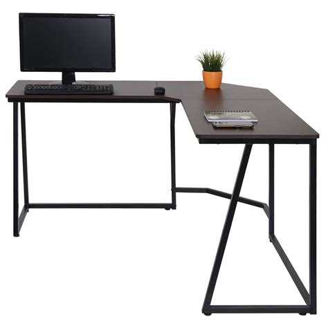 Eck Schreibtisch Hwc K66 Computertisch Arbeitstisch Mvg Zertifiziert 76x140x140cm Mdf Metall