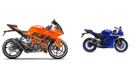 Motorrad Vergleich Ktm Rc 125 2023 Vs Yamaha R125 2025