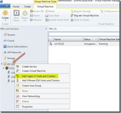 Managing Hyper V 2019 With System Center Virtual Machine Manager 4sysops