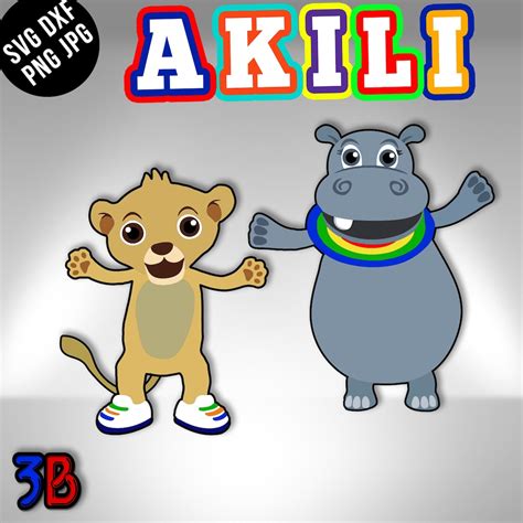 Akili And Me Full Body Hand Drawn Corner Svg Digital Download Etsy