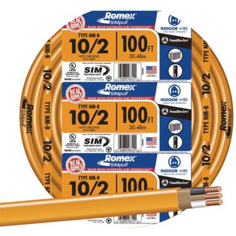 Romex 100 Ft 102 Solid Orange Nmwg Electrical Wire 28829028 1 Kroger