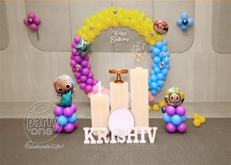 Book Cocomelon Theme Star Balloon Ring Decoration In Gurgaon