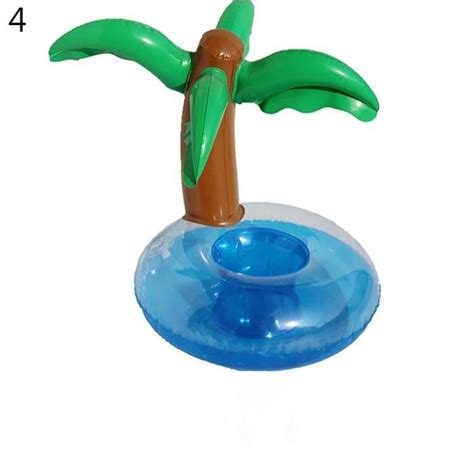 Bouee4 Porte Gobelet Flottant Gonflable Pour Piscine 1 Pièce Joli