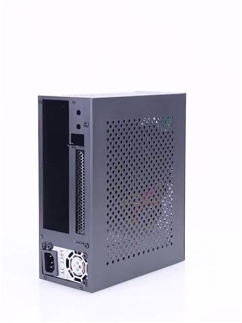 [yy]sktc A09 สีดำสามารถยืนหรือนอนได้ Htpc เคสคอมพิวเตอร์ Itx เมนบอร์ดขนาดเล็ก 1u Flex แหล่งจ่าย